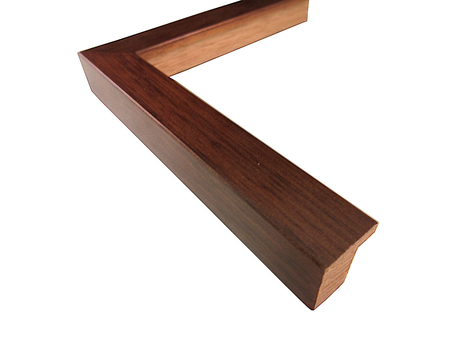 13/16 inch Wide Walnut Stain Picture Frame Moulding in Lengths - 2943-M ...