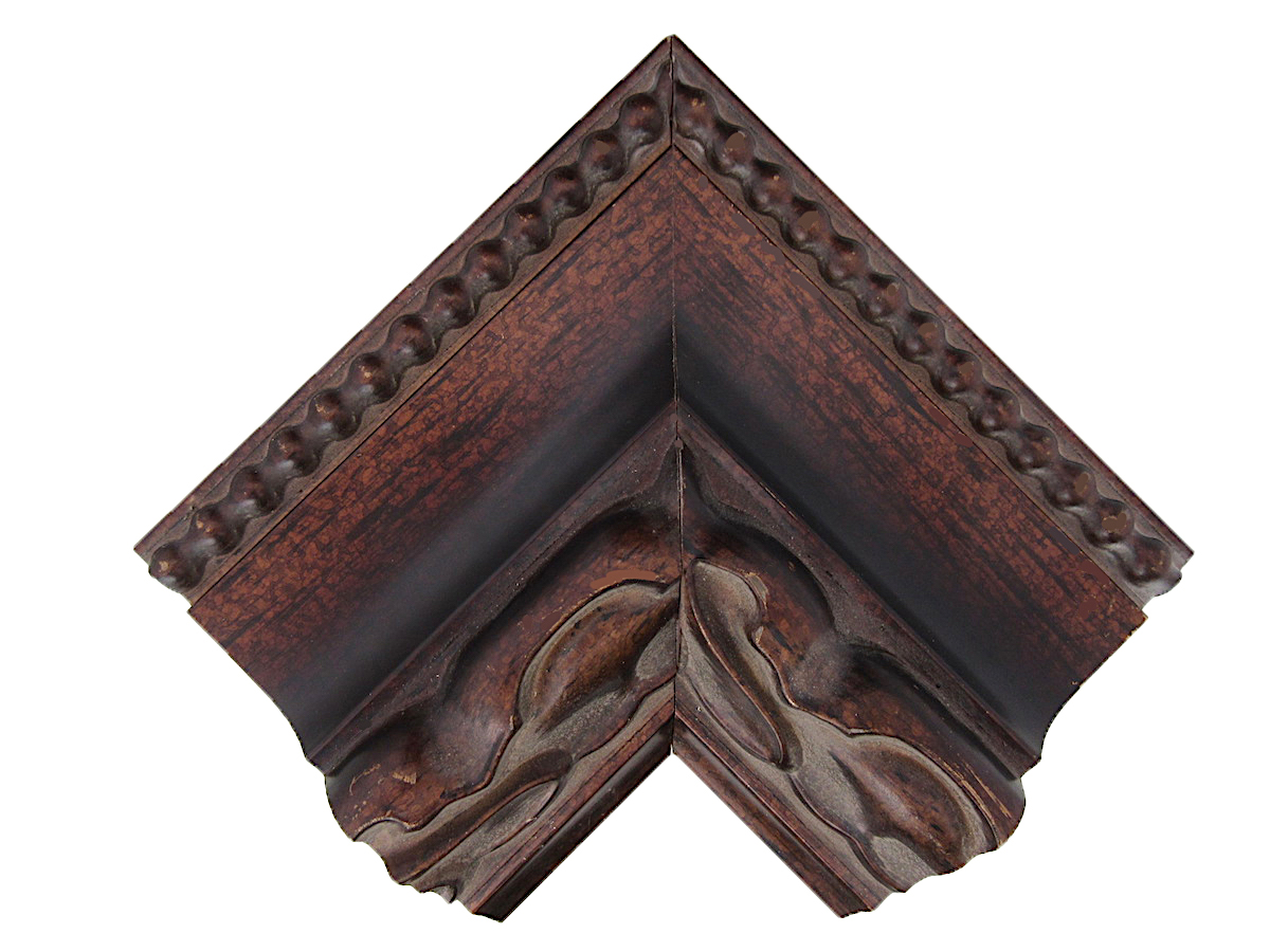 Brown Ornate 4" Corner Sample or Chip - T3336-M | Framing 4 Yourself