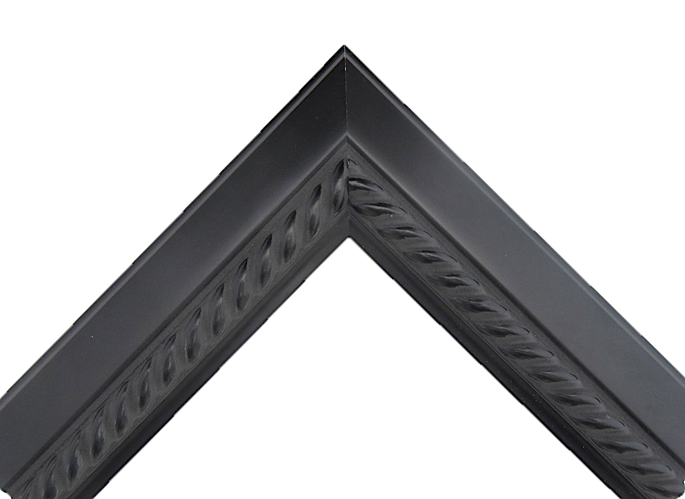 1-1/2 inch Wide Black Frame Corner Sample or Chip - BLK7 | Framing 4 ...