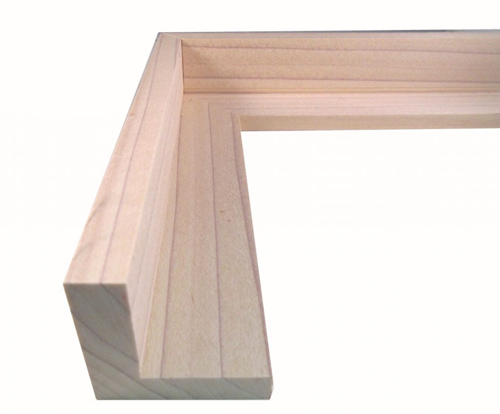 FX-Floater-D: 1/2" Wide Unfinished Poplar Wood Floater Frame (1 1/4 ...
